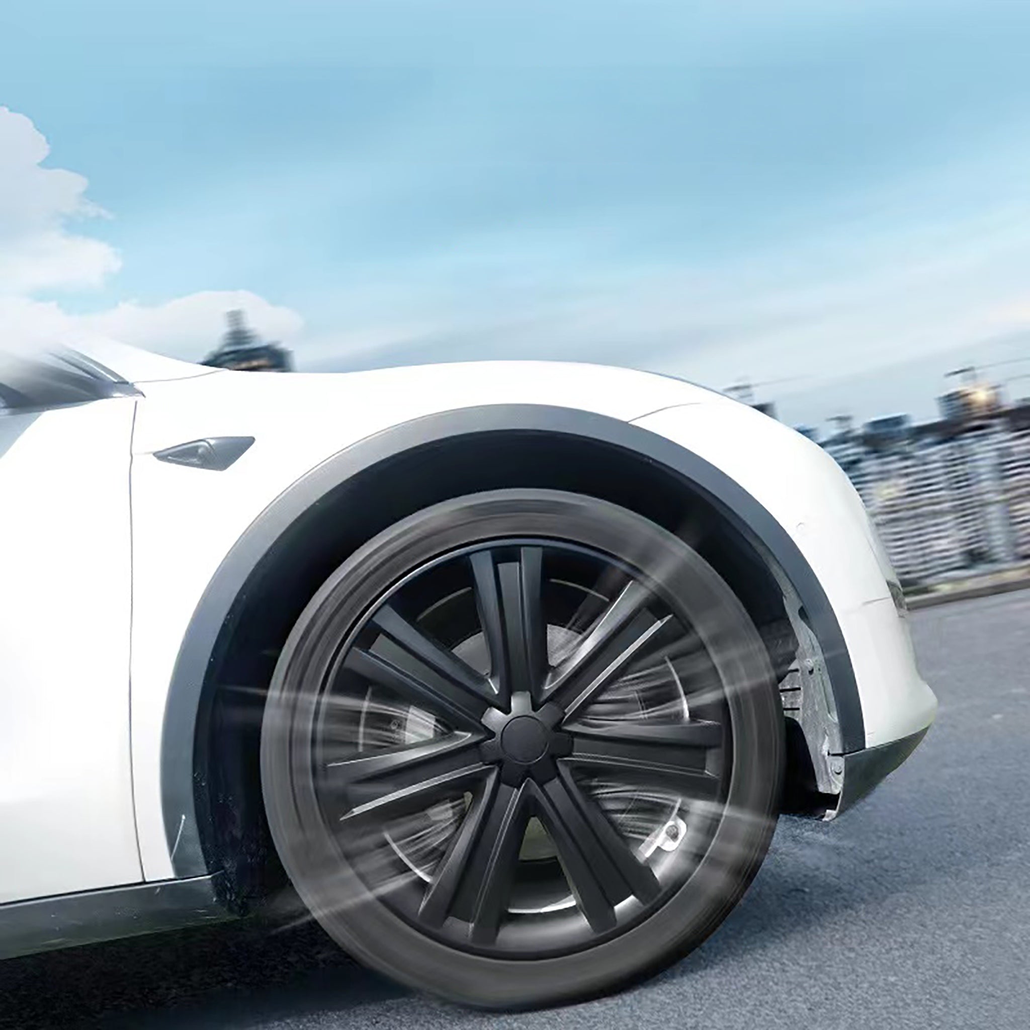 Wheel Cover For Tesla Model Y 19'' Gemini Wheels & Model S 19" Tempest ...